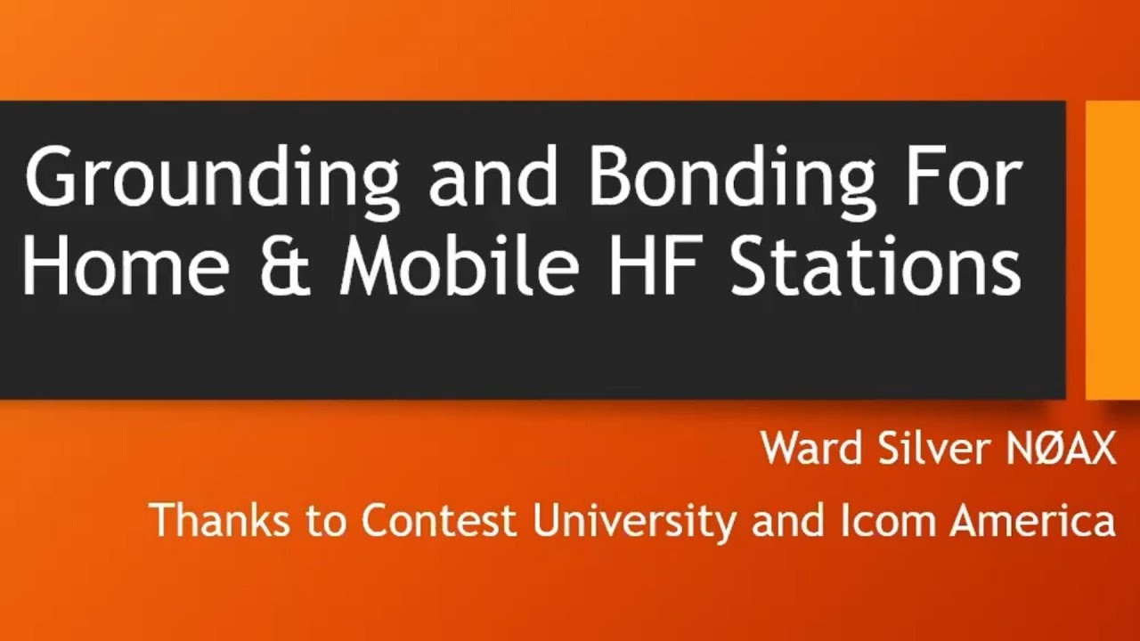 Grounding and Bonding for Home & Mobile HF Stations - DARA Monthly ...