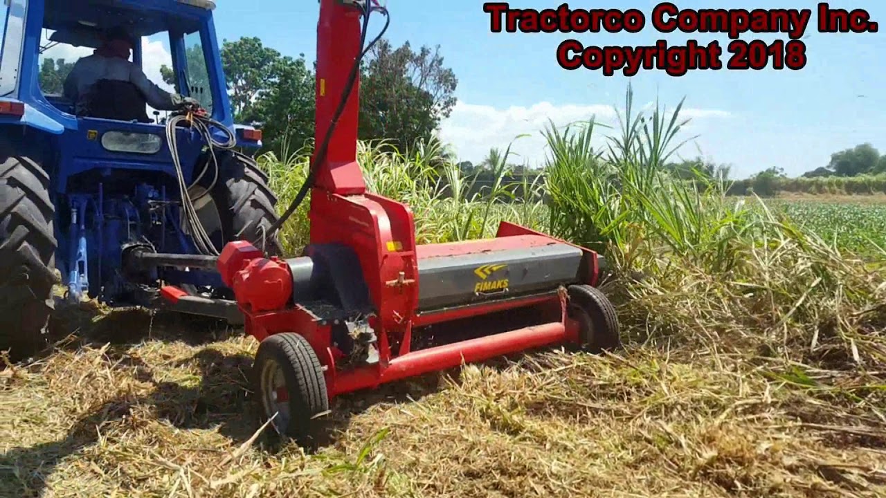 TRACTORCO - FIMAKS DOUBLE CHOP FORAGE HARVESTER - YouTube