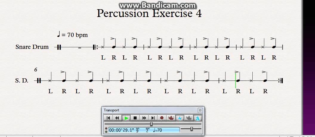 Percussion Exercises 4 - YouTube