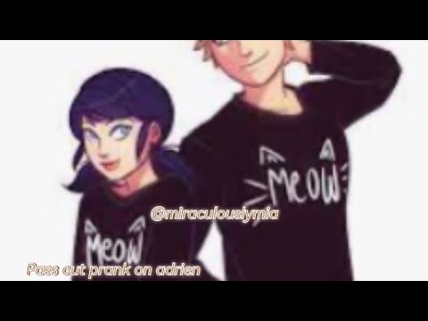 Pass out prank|Mlb texting story|Adrienette prank wars|Miraculously Mia - YouTube