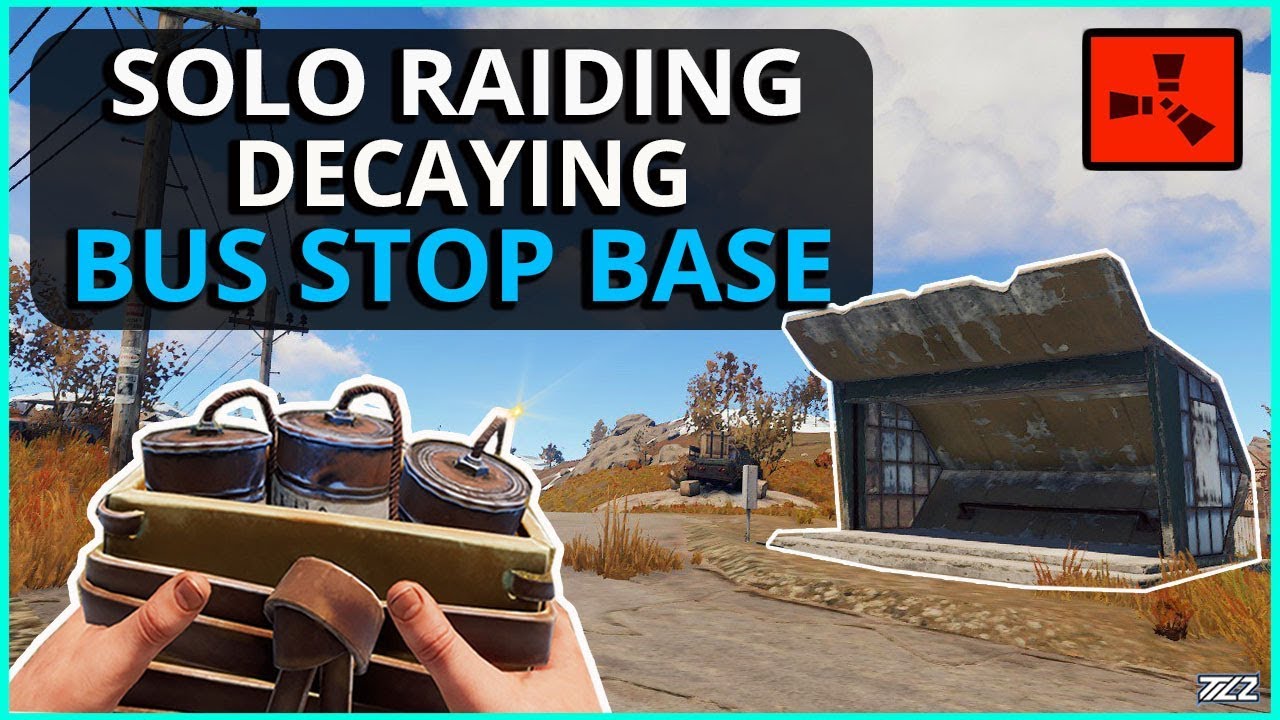 Solo RAIDING A Decaying BUS-STOP BASE!! Rust Solo Survival Gameplay Ep3 ...
