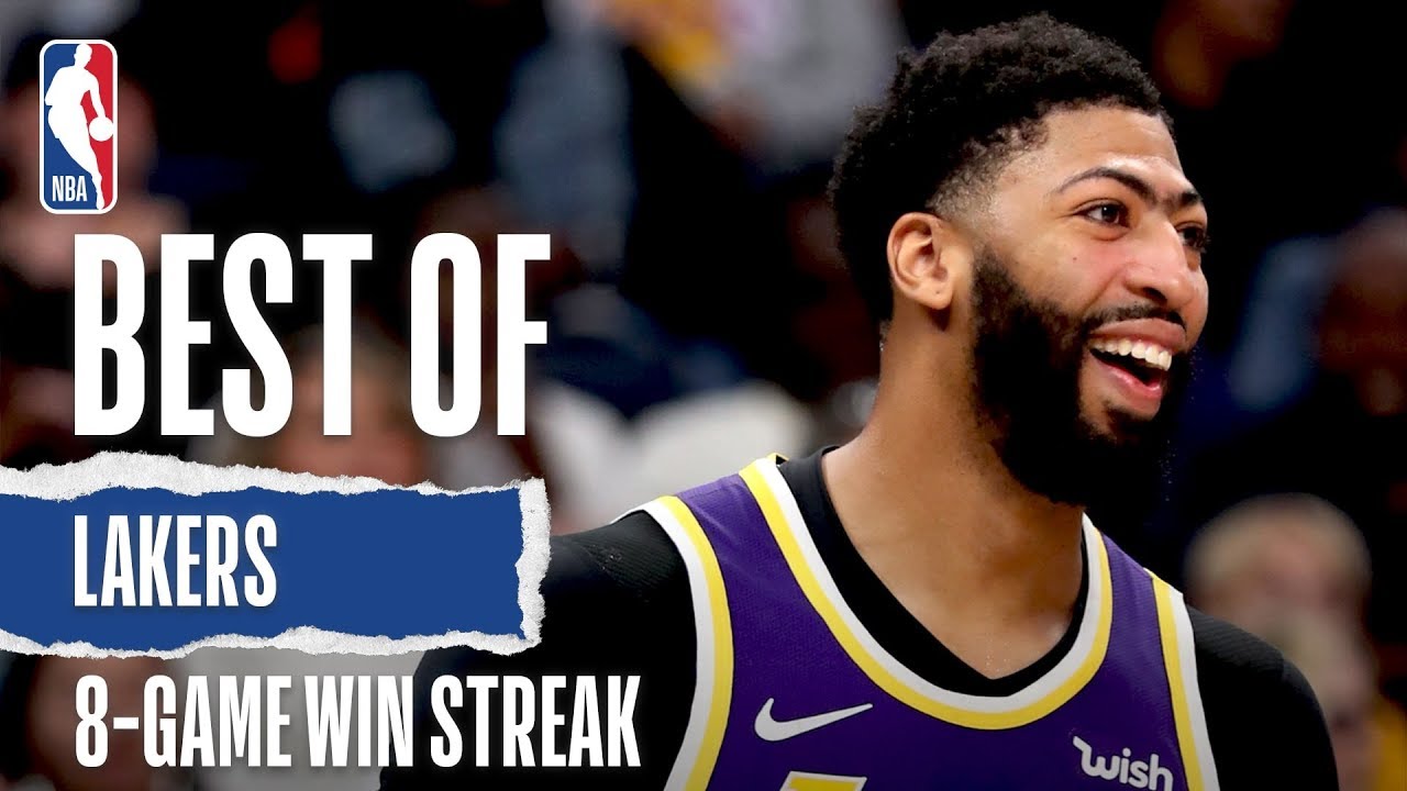 Best Of Lakers 8-Game Win Streak | 2019-20 NBA Season - YouTube
