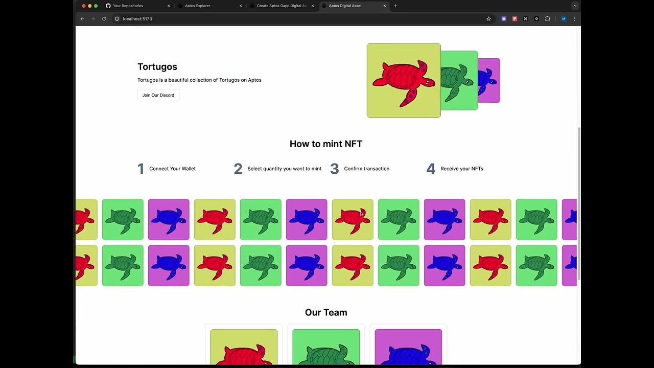 Aptos: Create NFT minting dapp - YouTube