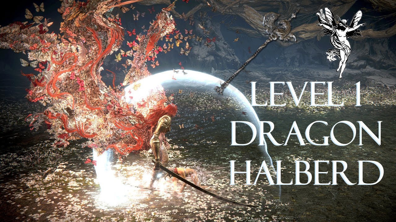 Malenia vs Level 1 Dragon Halberd | No Damage Bossfight - YouTube