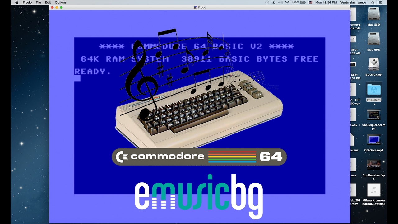 Осцилаторите на Commodore 64 / SID 6581 - YouTube