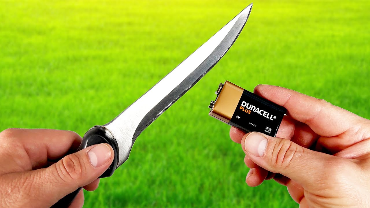 KNIFE like a Razor ! Sharpen your Knife in 1 Minute with This Tool ...