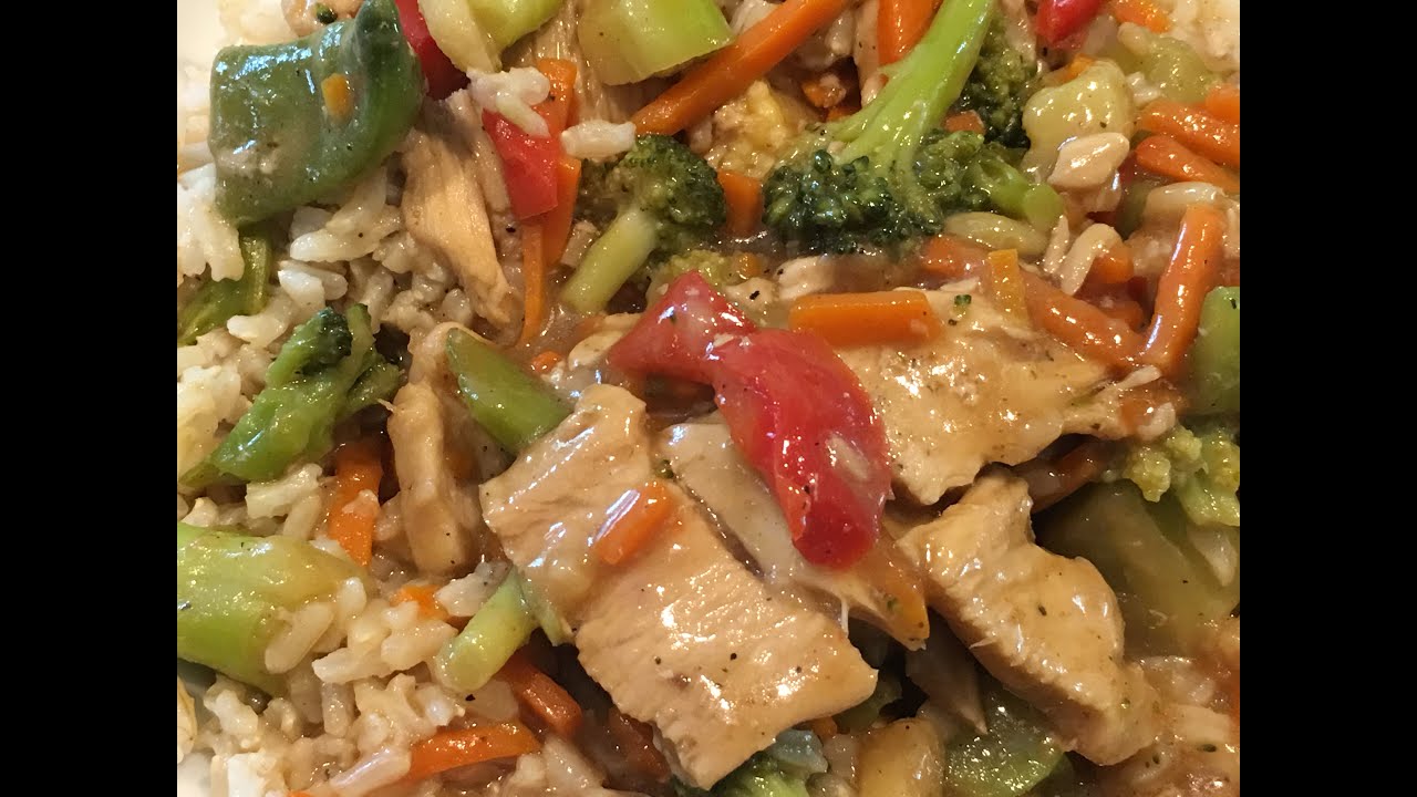 Stir Fry With Frozen Vegetables And Chicken Oriental Stir Fry Recipe Chicken Stir Fry Video