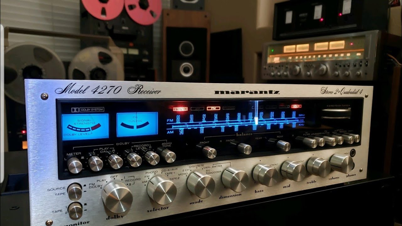 Marantz 4270 and Sony SSU-4000 Carbondale Speakers - YouTube