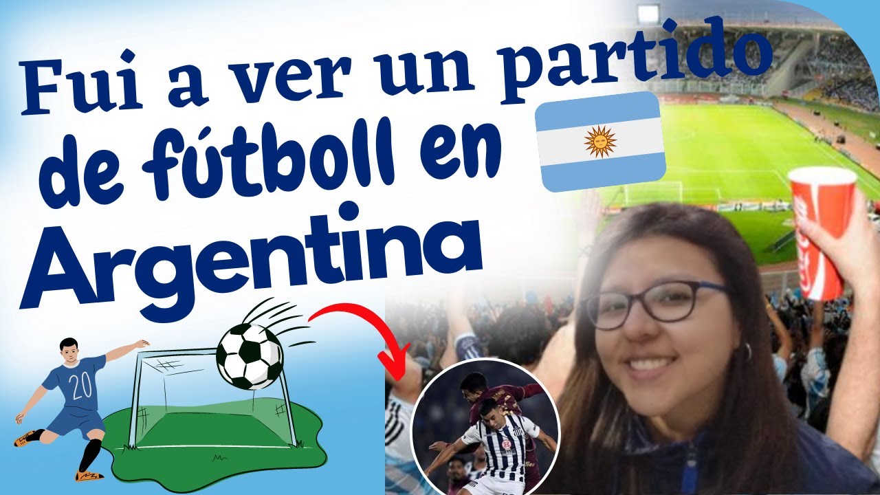 Vi un partido en VIVO en Argentina + Fuegos artificiales - YouTube