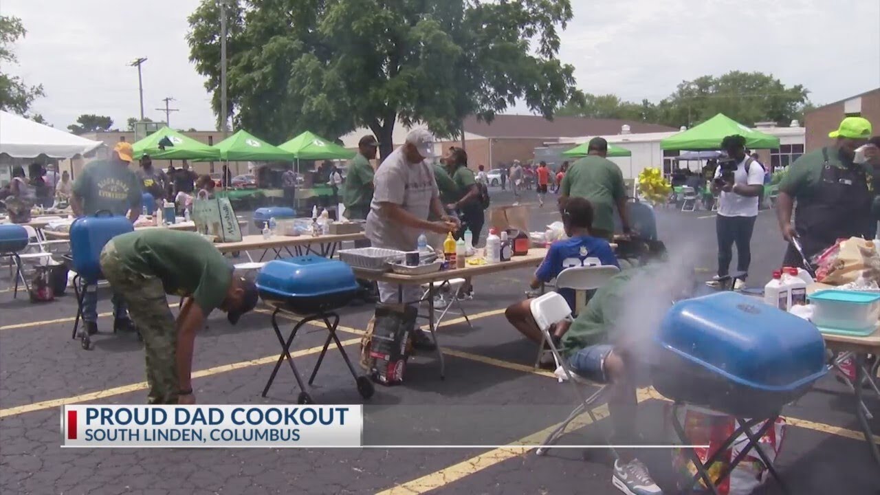 Fathers honored at Proud Dad Cookout - YouTube