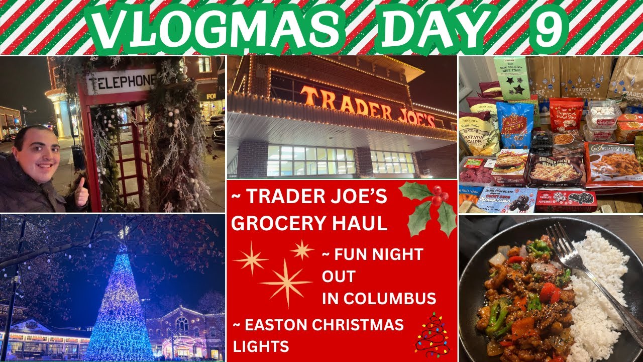 TRADER JOE'S GROCERY HAUL / COOL FINDS ~ FUN NIGHT OUT IN COLUMBUS ...