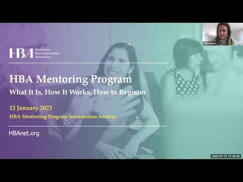 2023 HBA Mentoring Info Session - YouTube