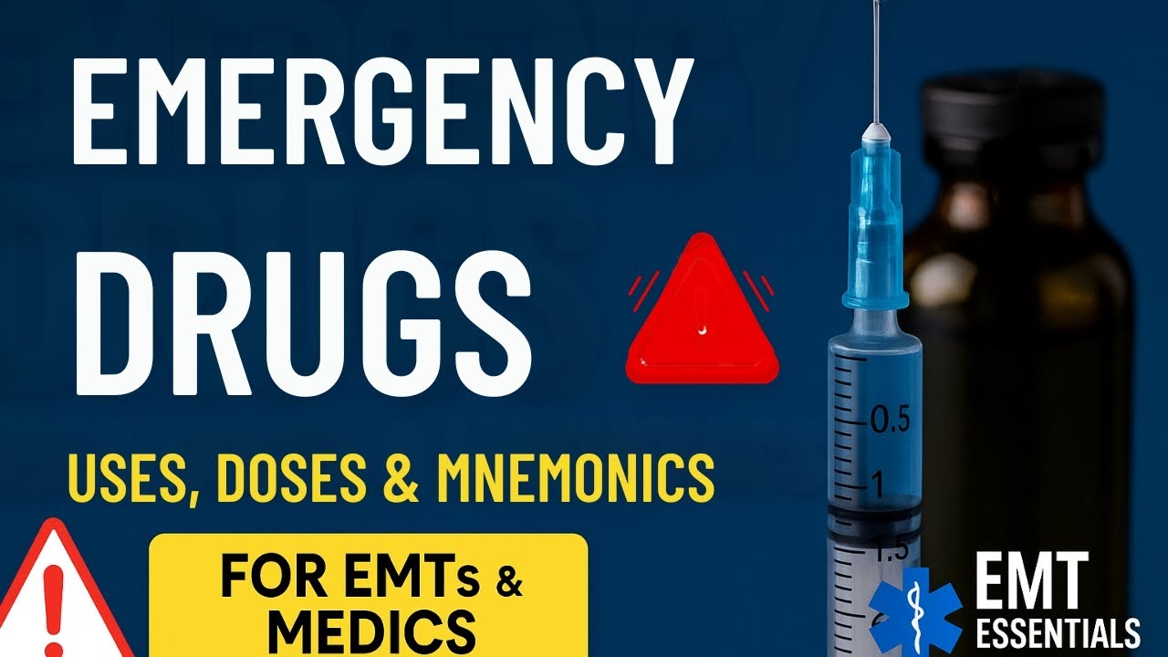 Emergency Medicine: Key Drugs Every EMT Must Know (With Mnemonics ...