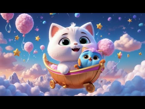 Coco Cat Hugs Her Teddy | Sweet Comfort Song for Kids | Nursery Rhymes ...