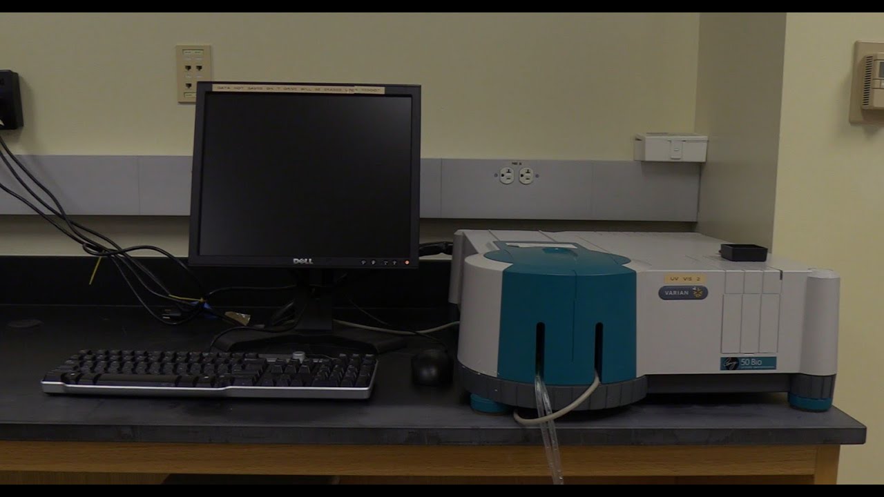 Cary 50 UV-Vis with TC125 - YouTube