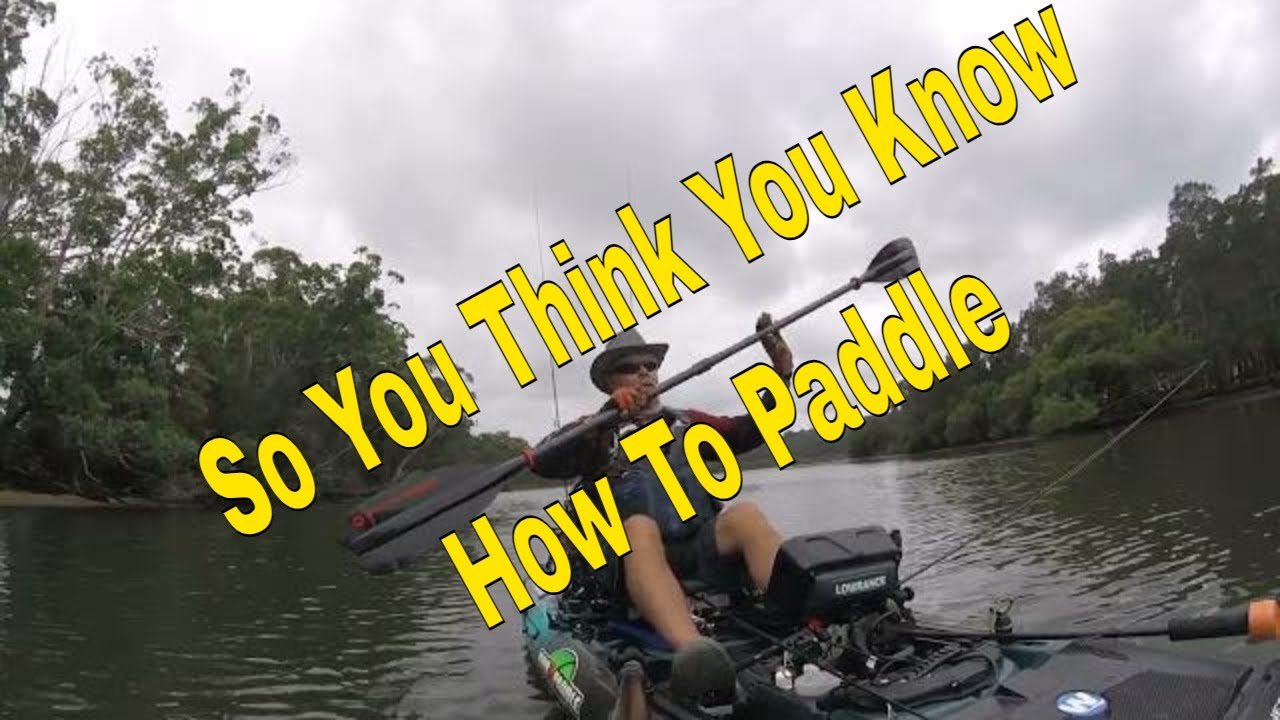 How to Paddle Properly - In 5 minites - YouTube