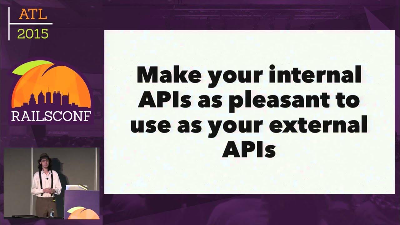 RailsConf 2015 - Designing a Great Ruby API - How We're Simplifying Rails 5 - YouTube