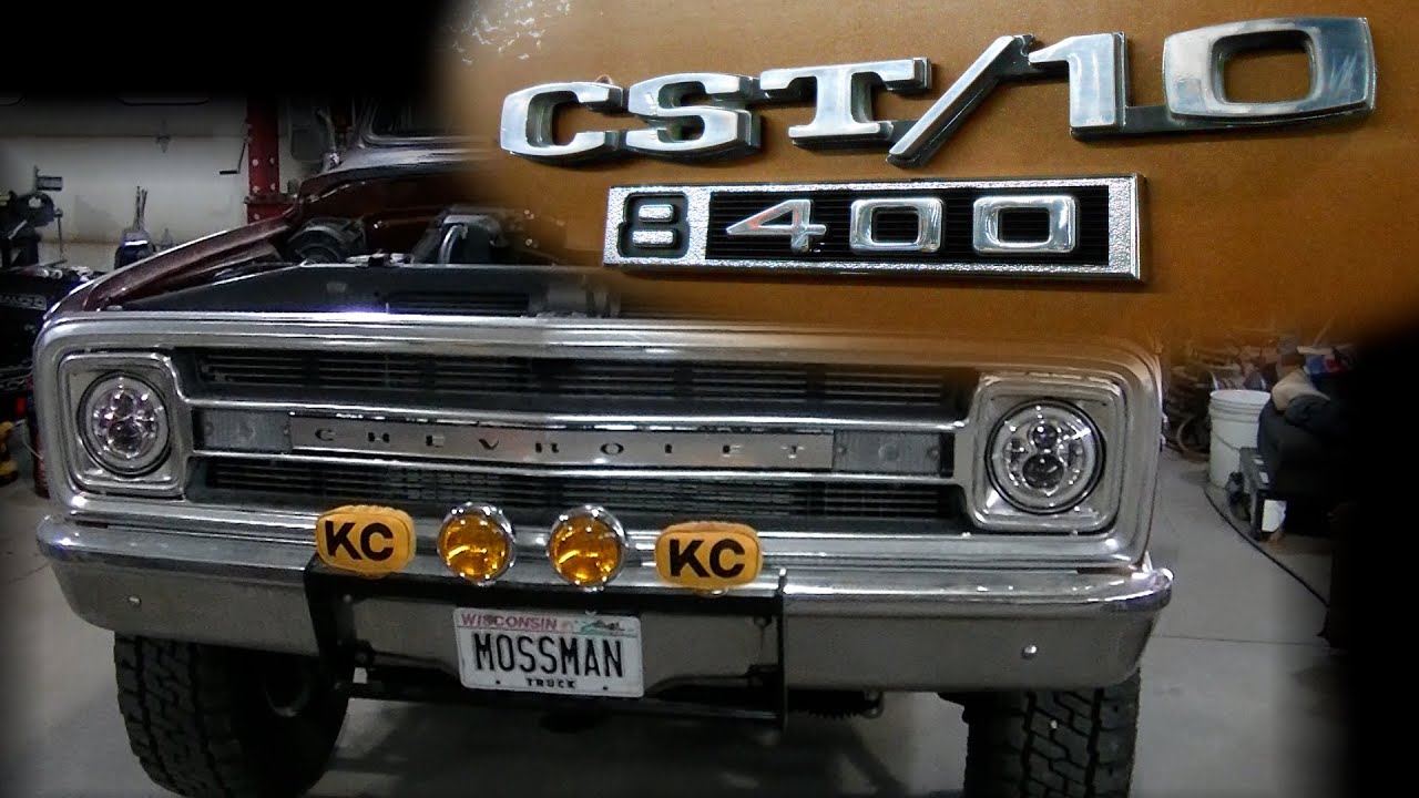 70 Chevy Truck Bumper | Headlights | 400 Emblems - YouTube