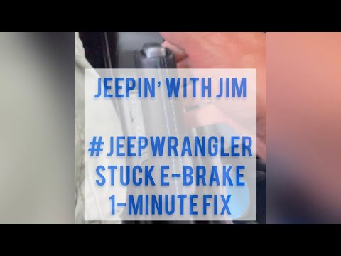#jeepwrangler Stuck E-Brake 1-Minute Fix