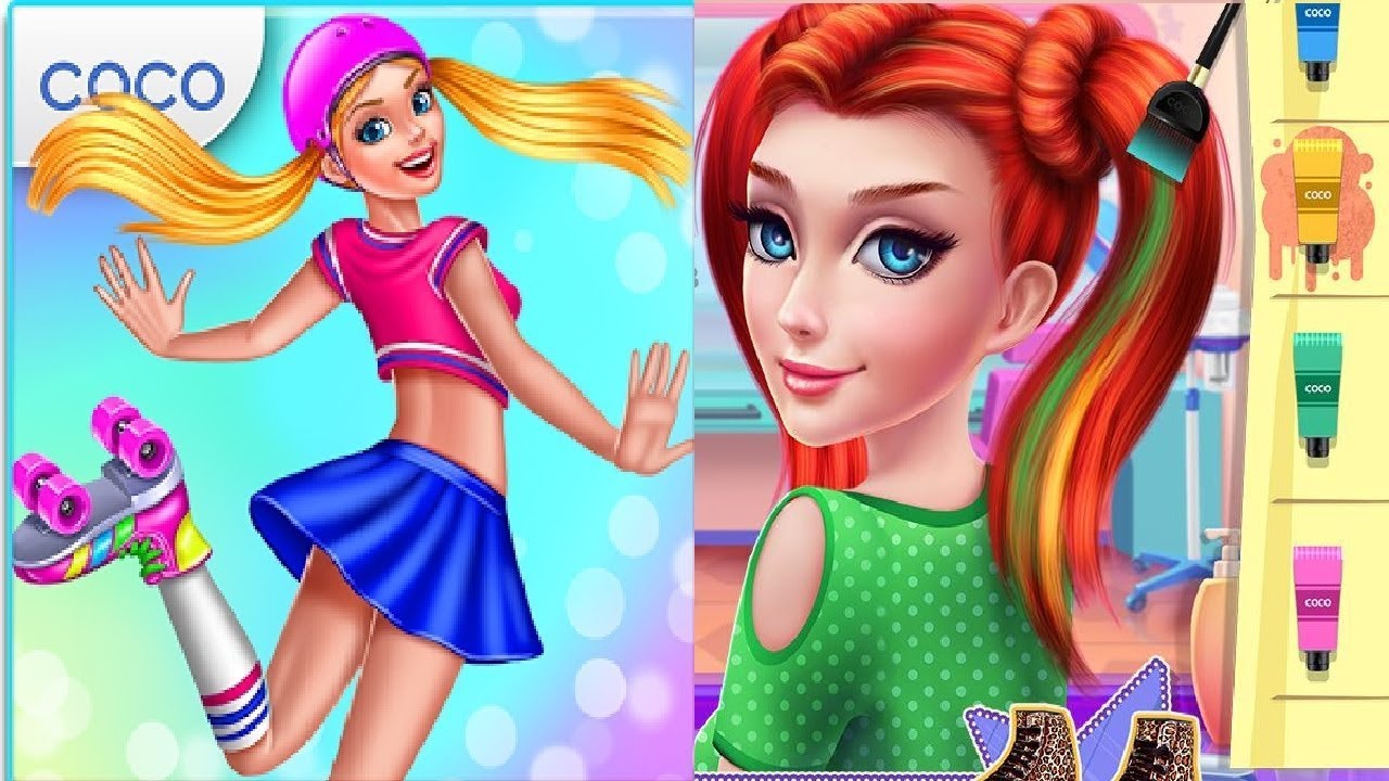 Roller Skating Girls Dance On Wheels Cocoplay By Tabtale Youtube