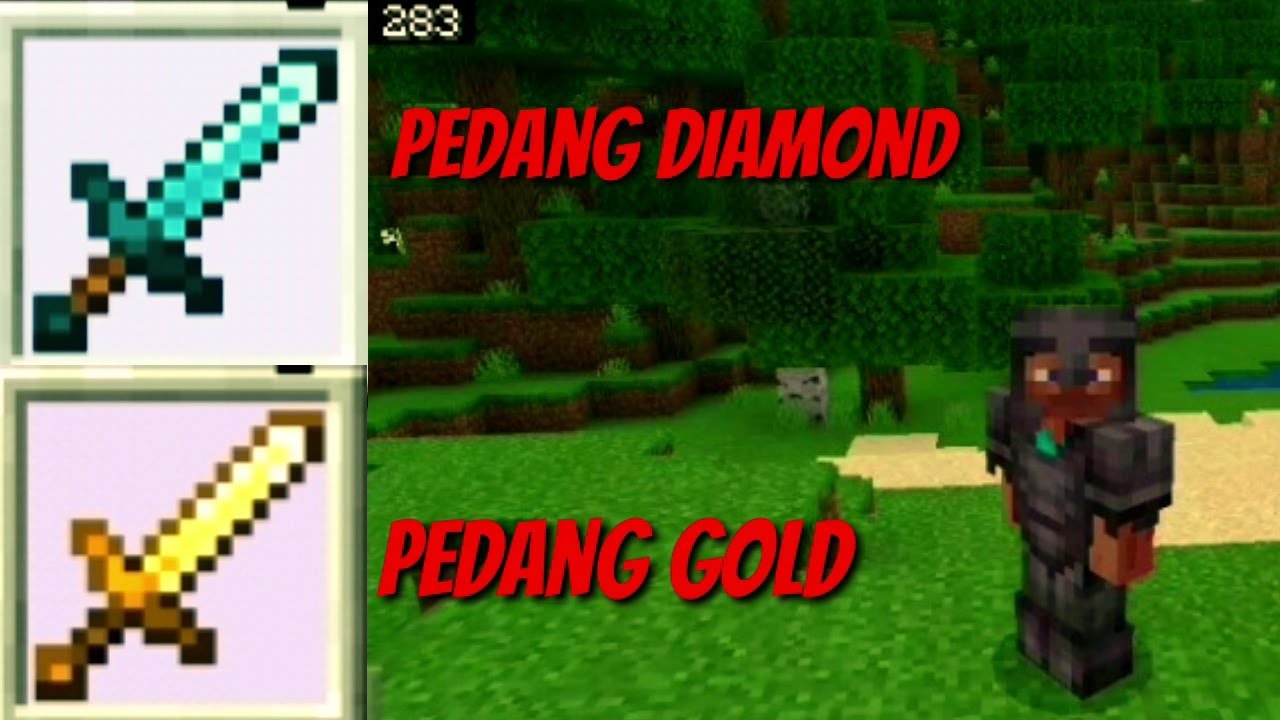 Cara Membuat Pedang Diamond Di Minecraft || AA - YouTube