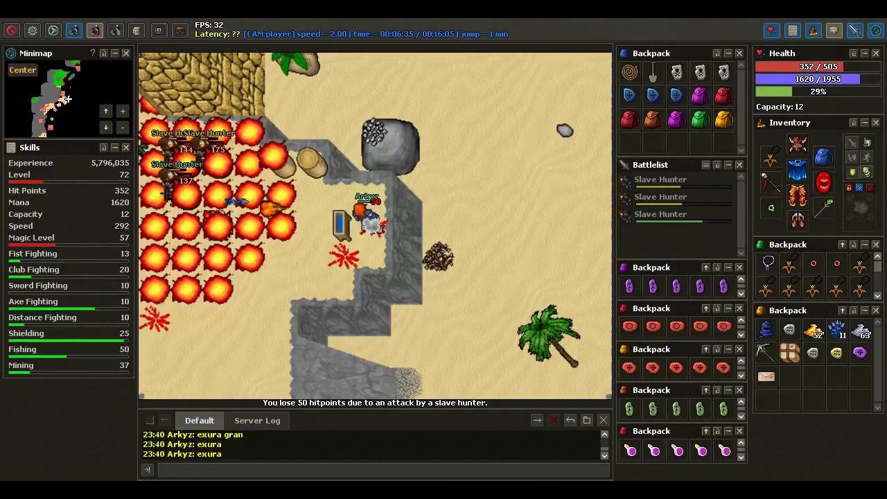 Medivia - Slave Hunter Task - YouTube