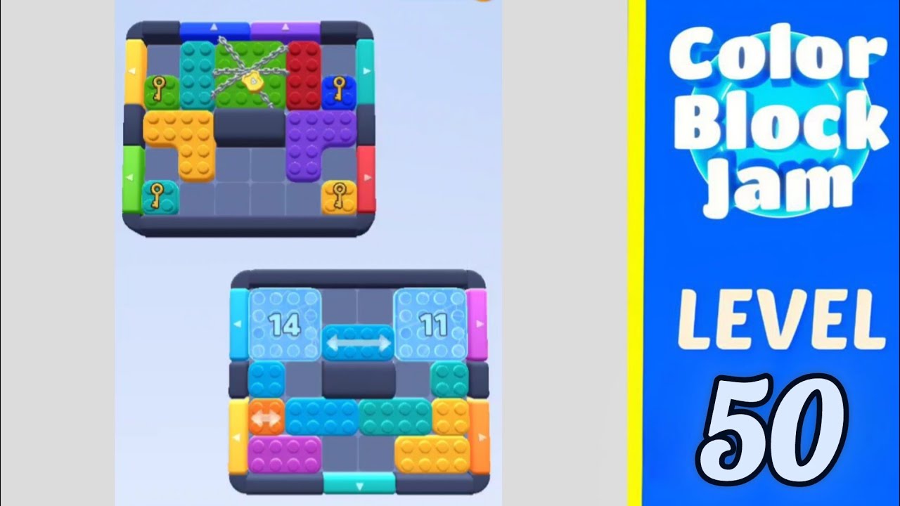 Color Block Jam Level 50 Walkthrough Solution - YouTube