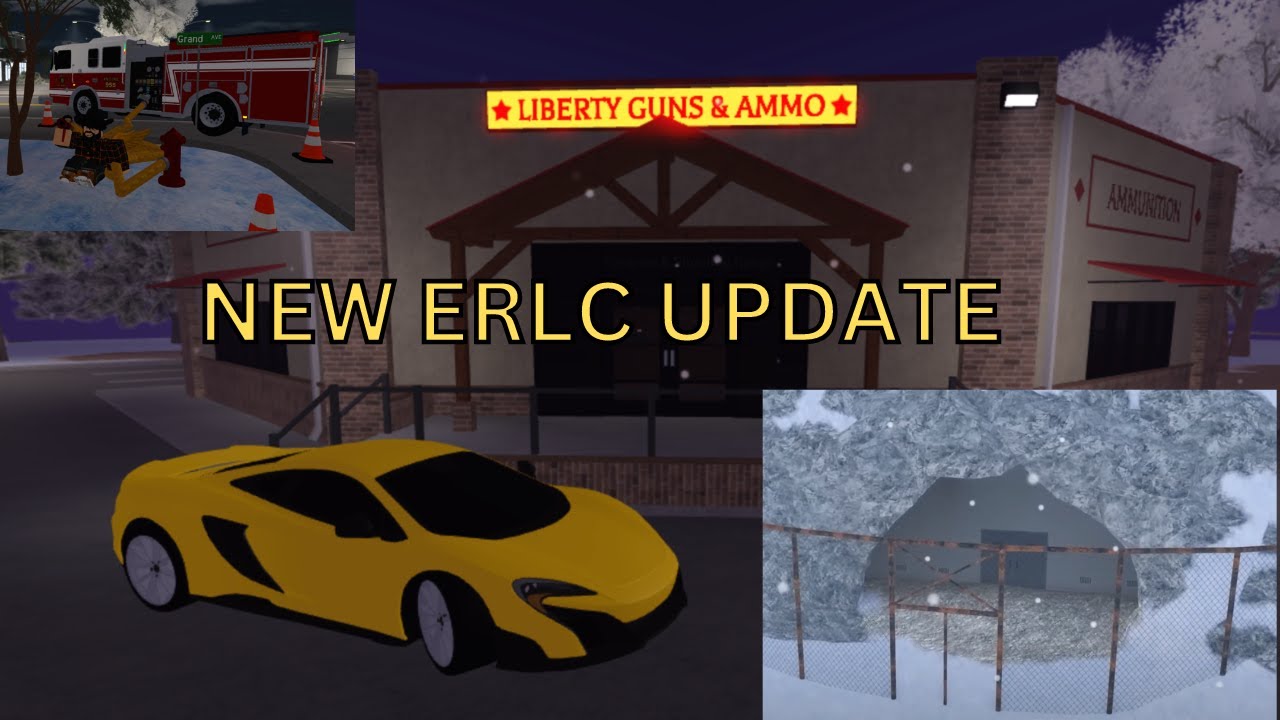 ERLC UPDATE - New McLaren supercar, bunker and more! - YouTube