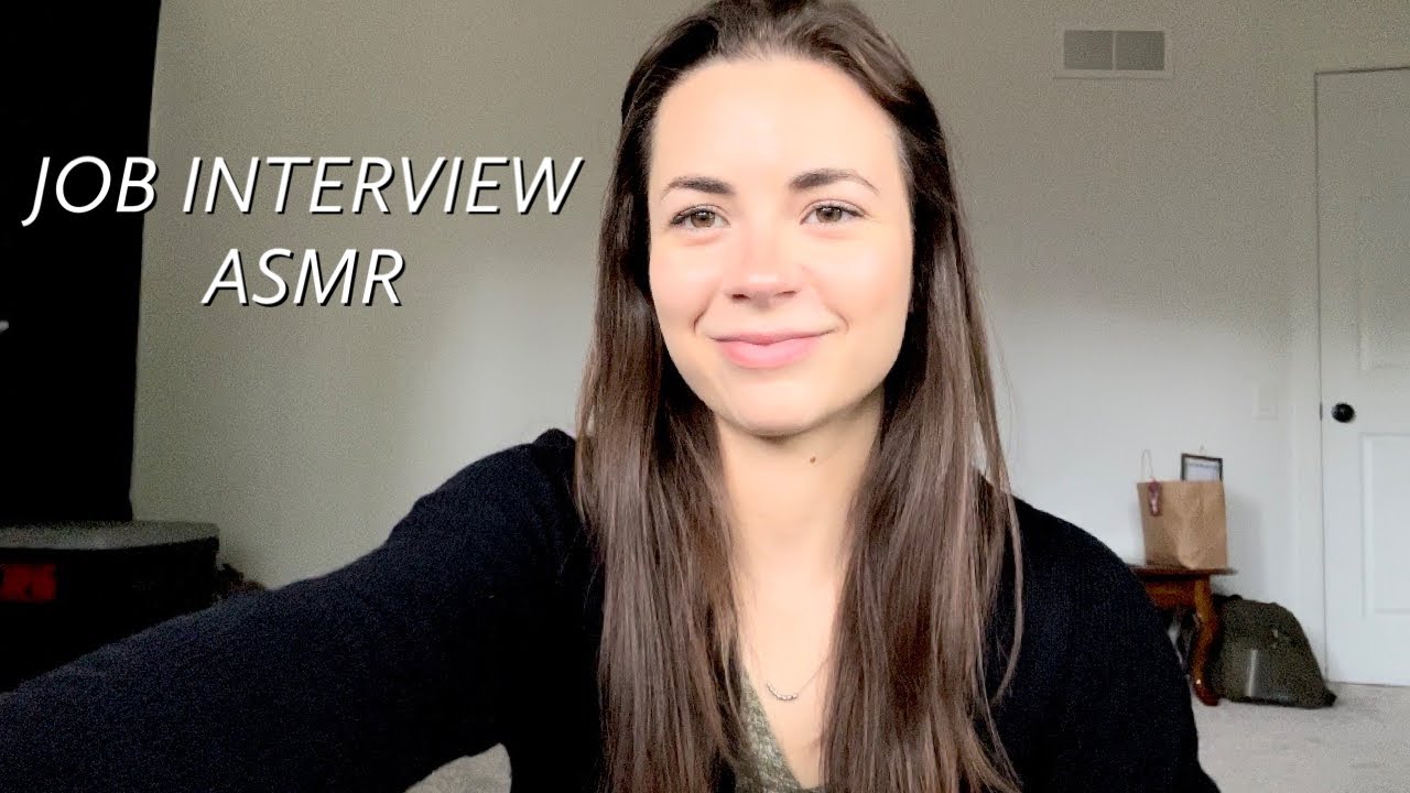 ASMR Job Interview Roleplay 👩‍💼👨‍💻 (Soft-Spoken, Typing Sounds) - YouTube