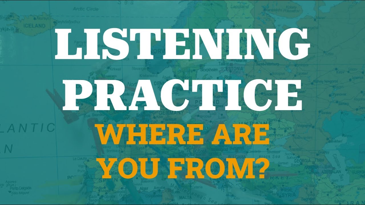 Listening Practice: Where are you from? (A1 Level) - YouTube