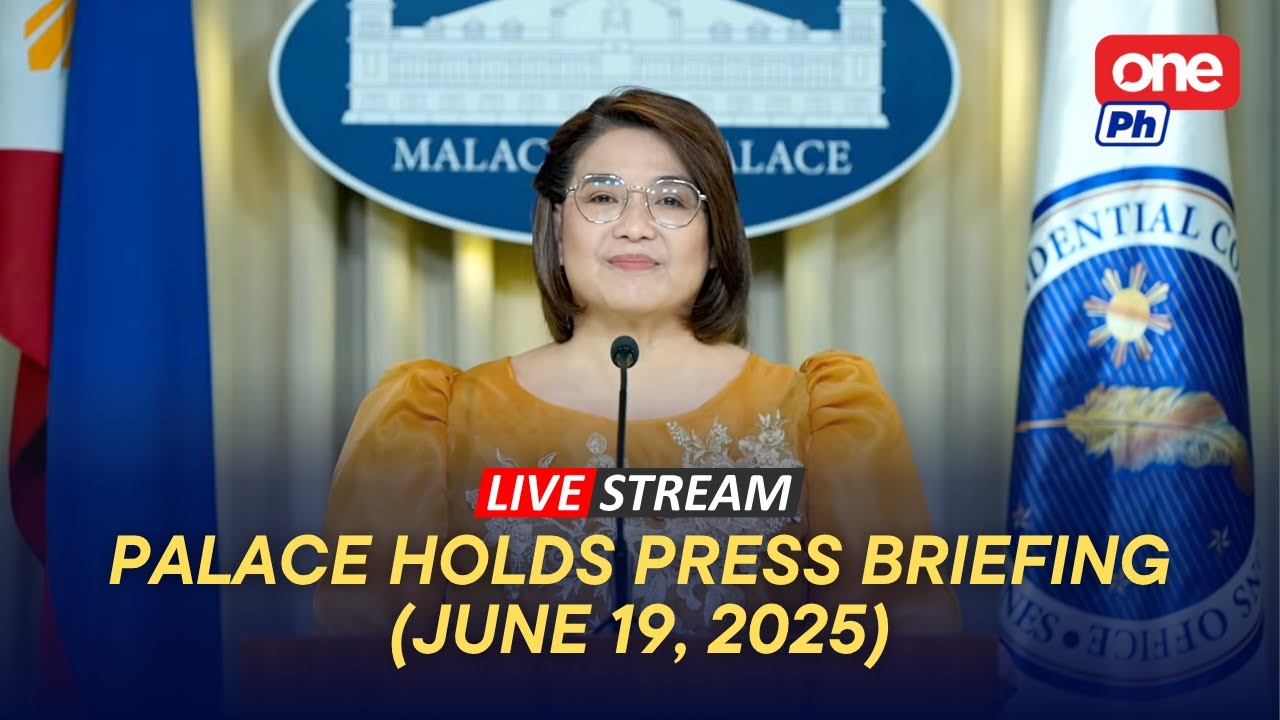 LIVE | Palace holds press briefing (June 19, 2025) - YouTube