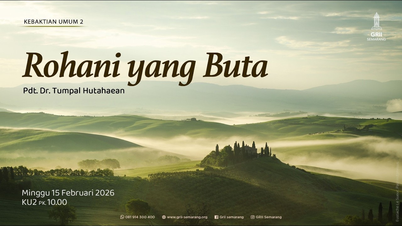 Kebaktian Umum, 15 Februari 2026 Pdt DR Tumpal Hutahaean - YouTube