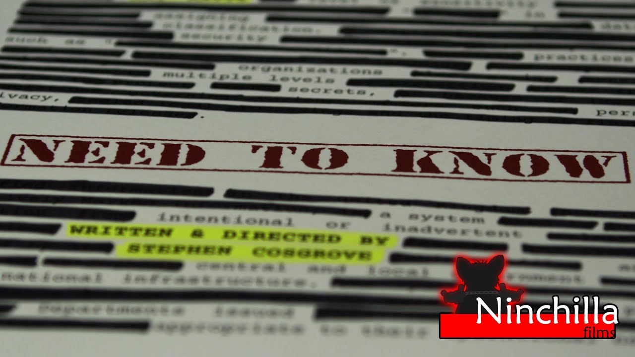 Trailer: Need to Know - YouTube