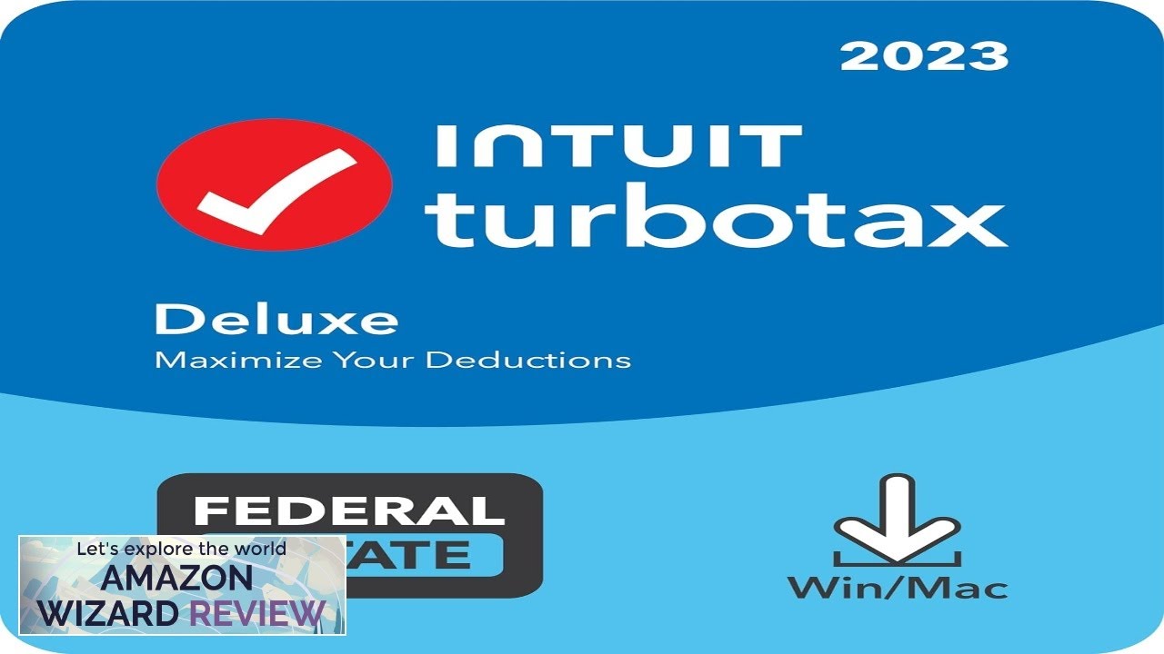 TurboTax Deluxe 2023 Tax Software Federal & State Tax Return Amazon ...