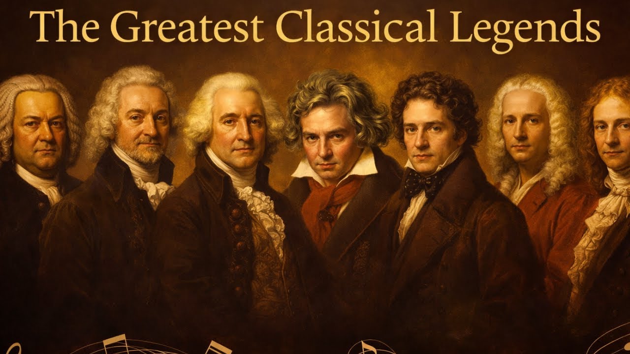 Legendary Classical Masterpieces 🎻 Vivaldi, Bach, Beethoven, Mozart ...