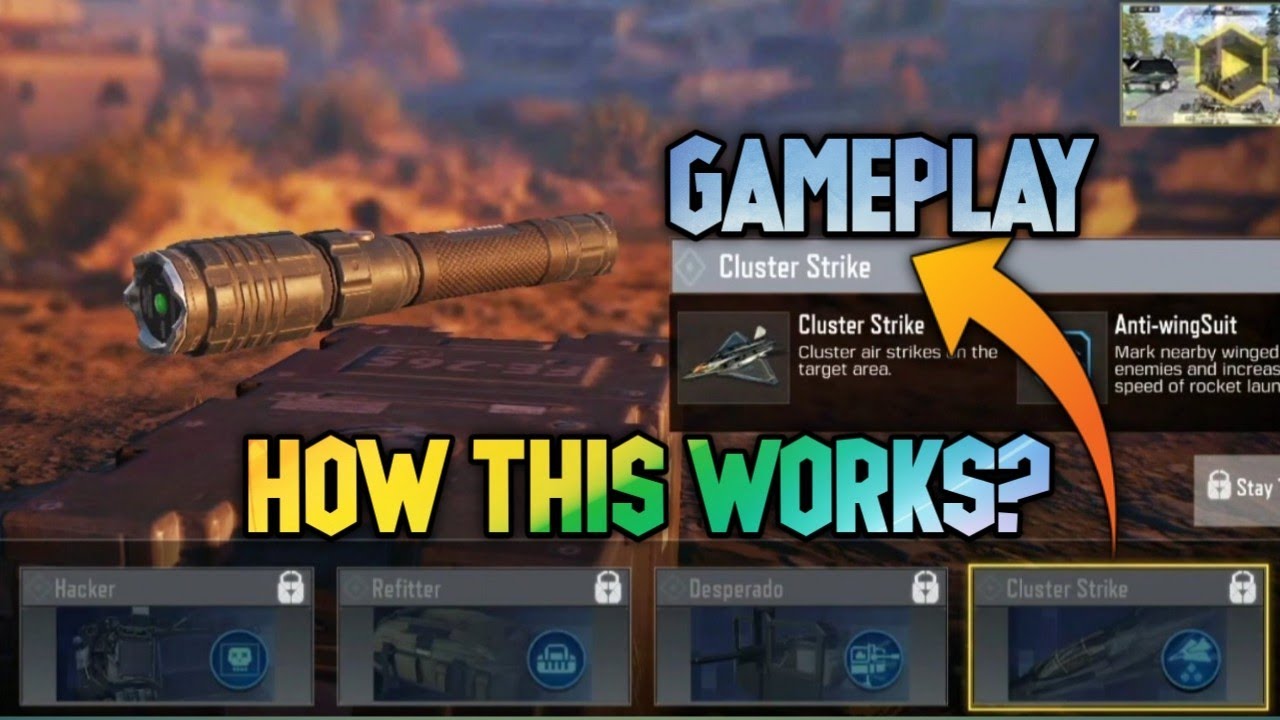 HOW NEW CLASS CLUSTER STRIKE WORKS IN BATTLE ROYALE GAMEPLAY FROM ...