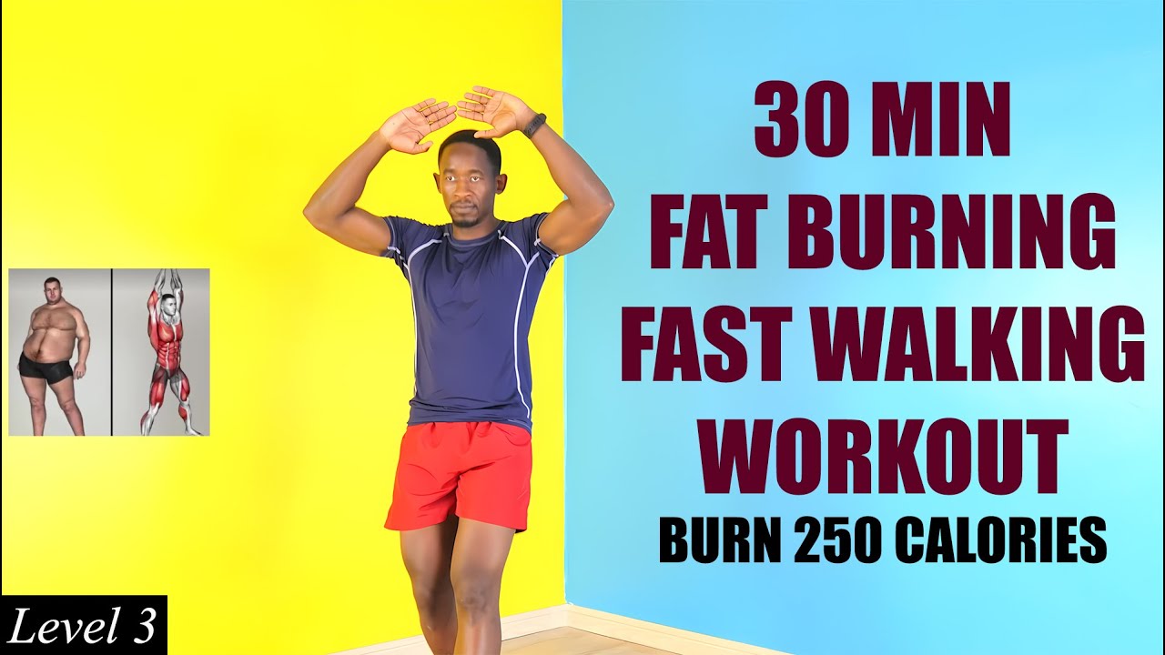 30-Minute FAT BURNING FAST WALK AT HOME WORKOUT to Burn A Lot of ...