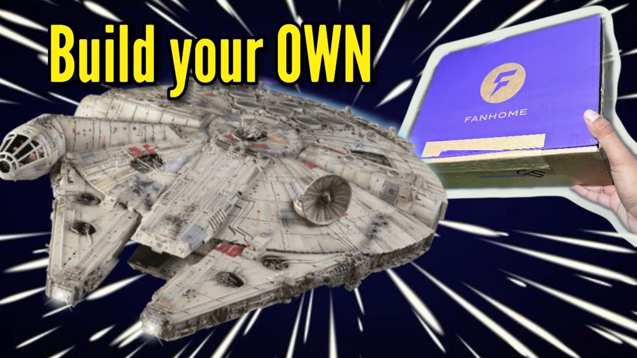 Build your own Millennium Falcon from Star Wars - Fanhome Review - YouTube
