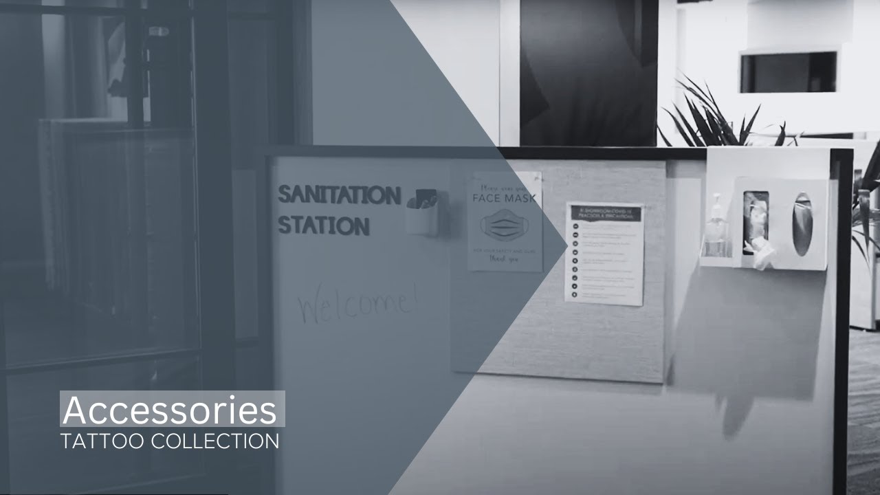 Sanitation Station Components for Tattoo Flex Screens - YouTube
