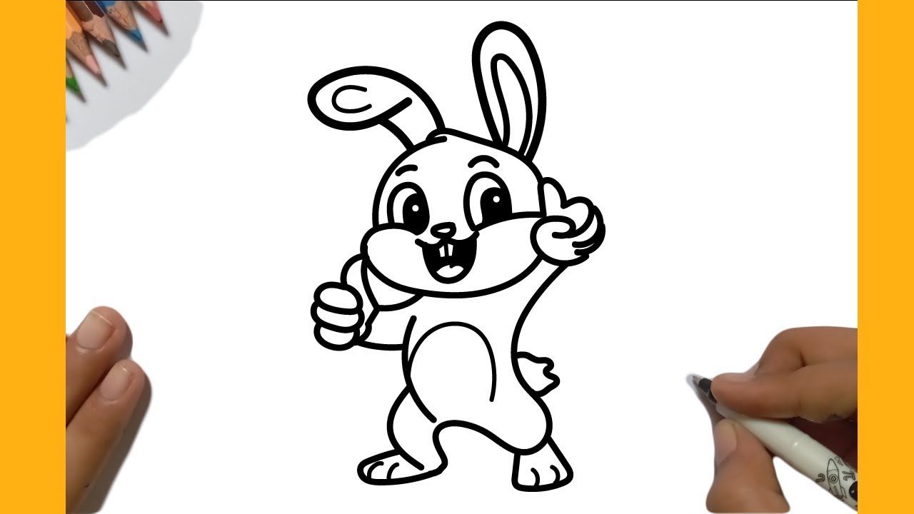 How to Draw A Cute Bunny Easy | Bunny Drawing Step by Step - YouTube