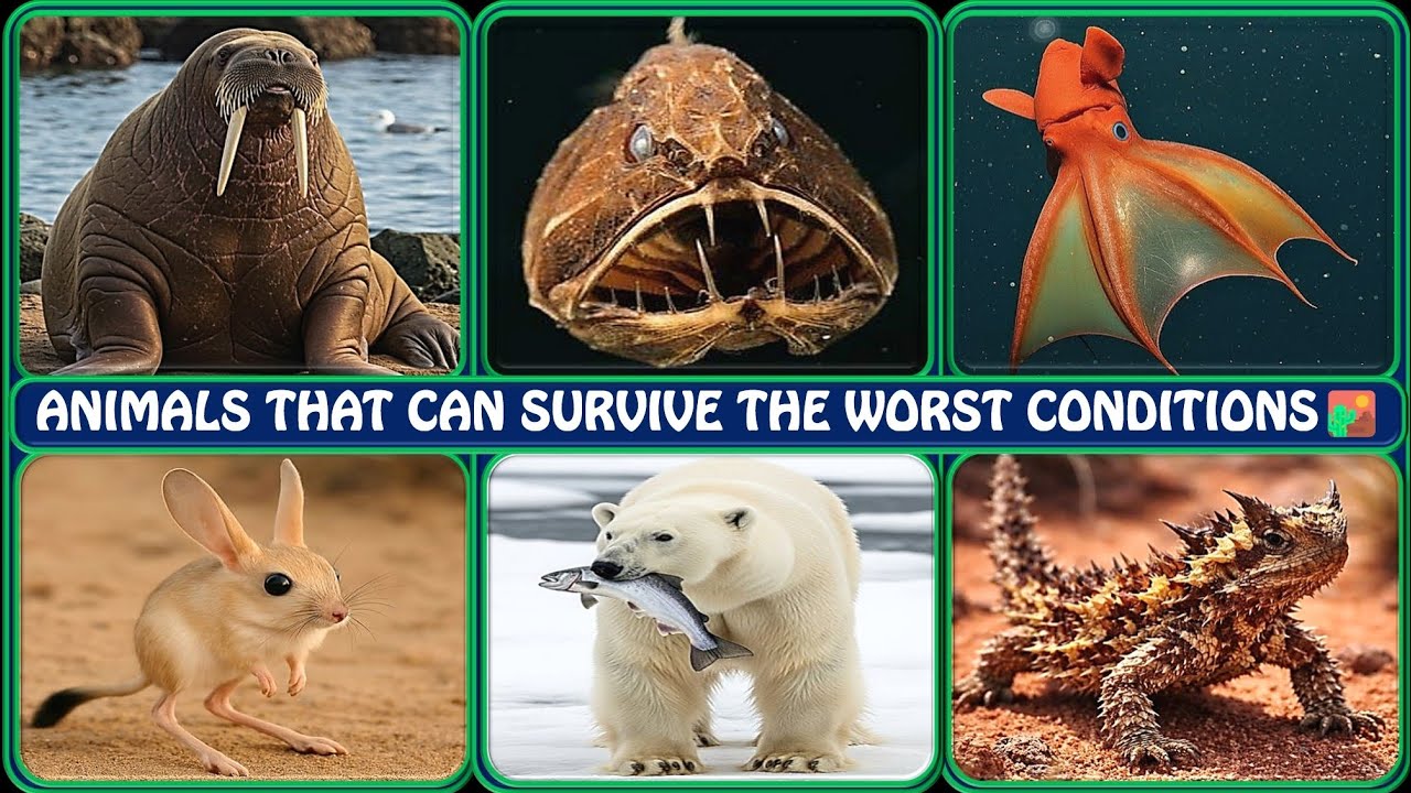 How Do Animals Survive Extreme Conditions? ️🔥 - YouTube