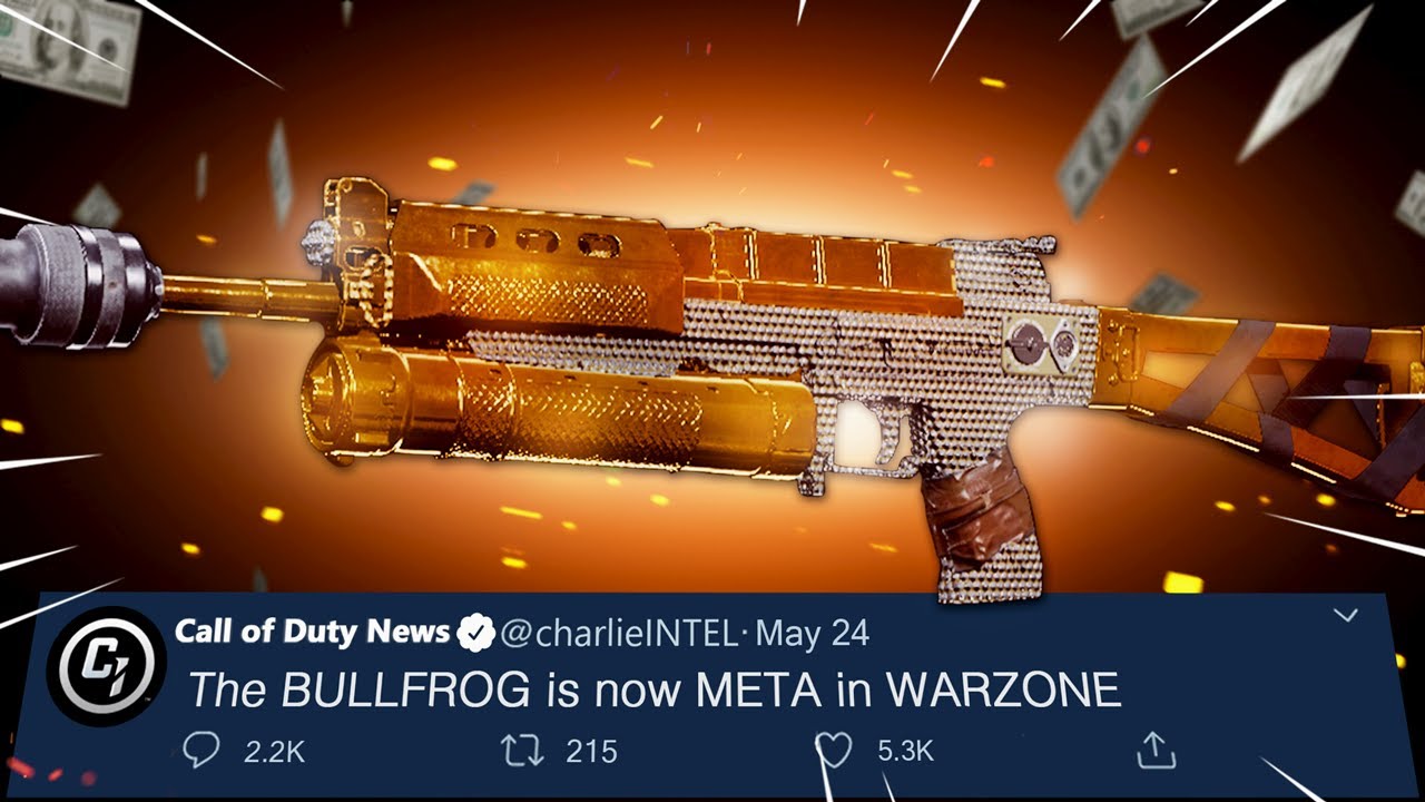 the *BROKEN* BULLFROG in WARZONE! (Best BULLFROG Class Setup) - YouTube