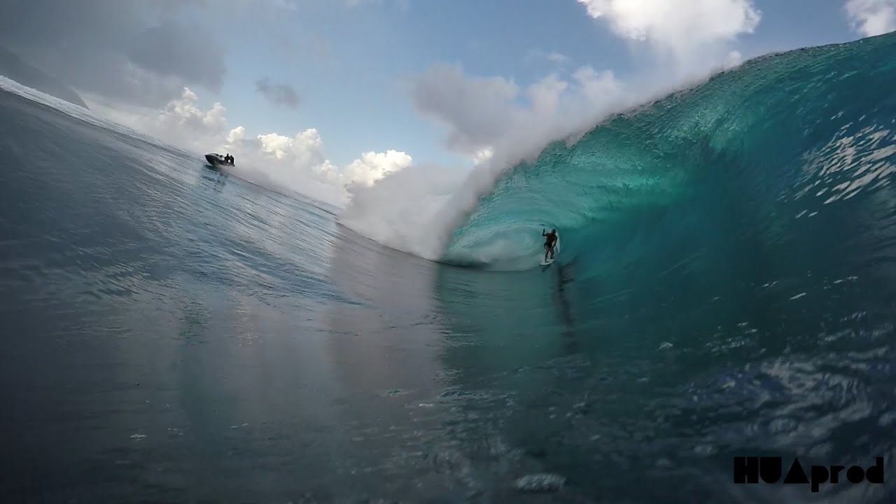 Teahupoo First Big 015 - YouTube