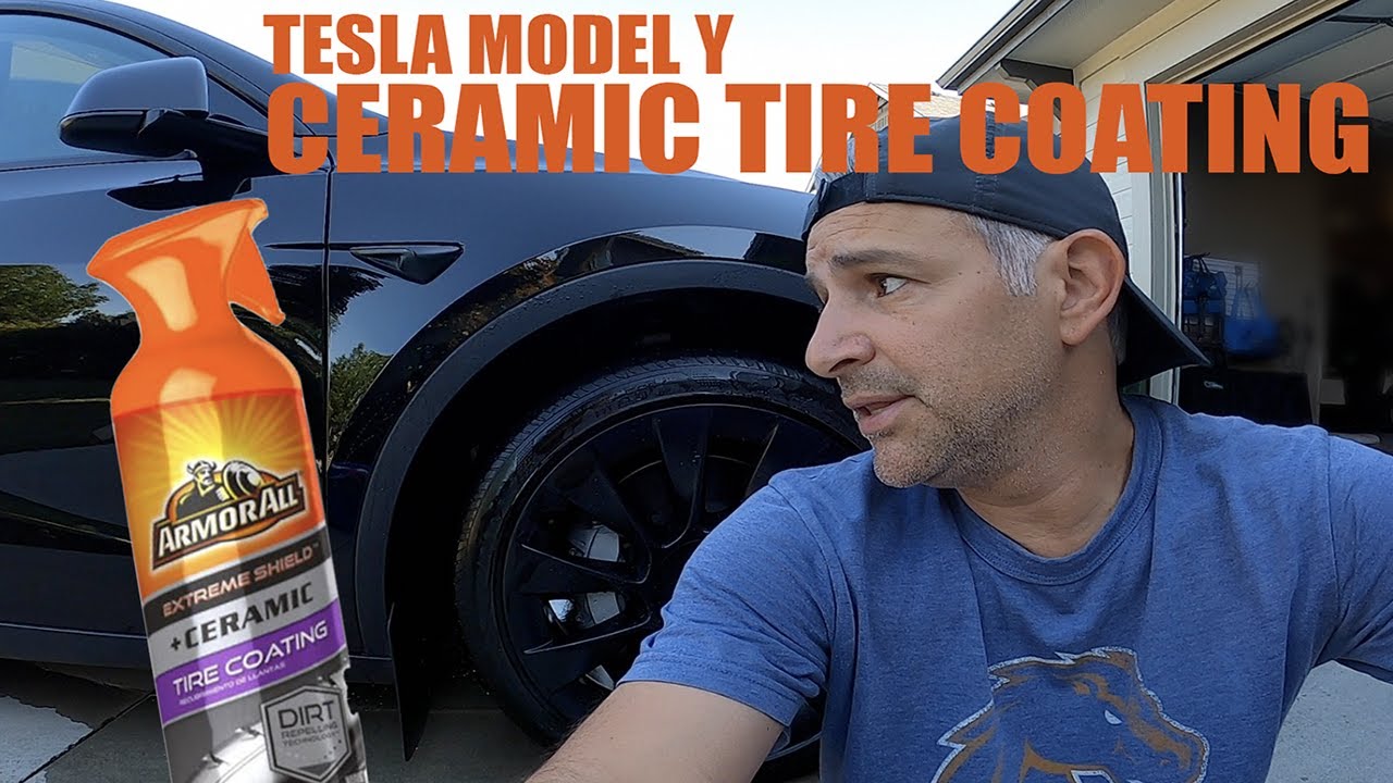 Testing Tesla's New Ceramic Tire Coating - YouTube