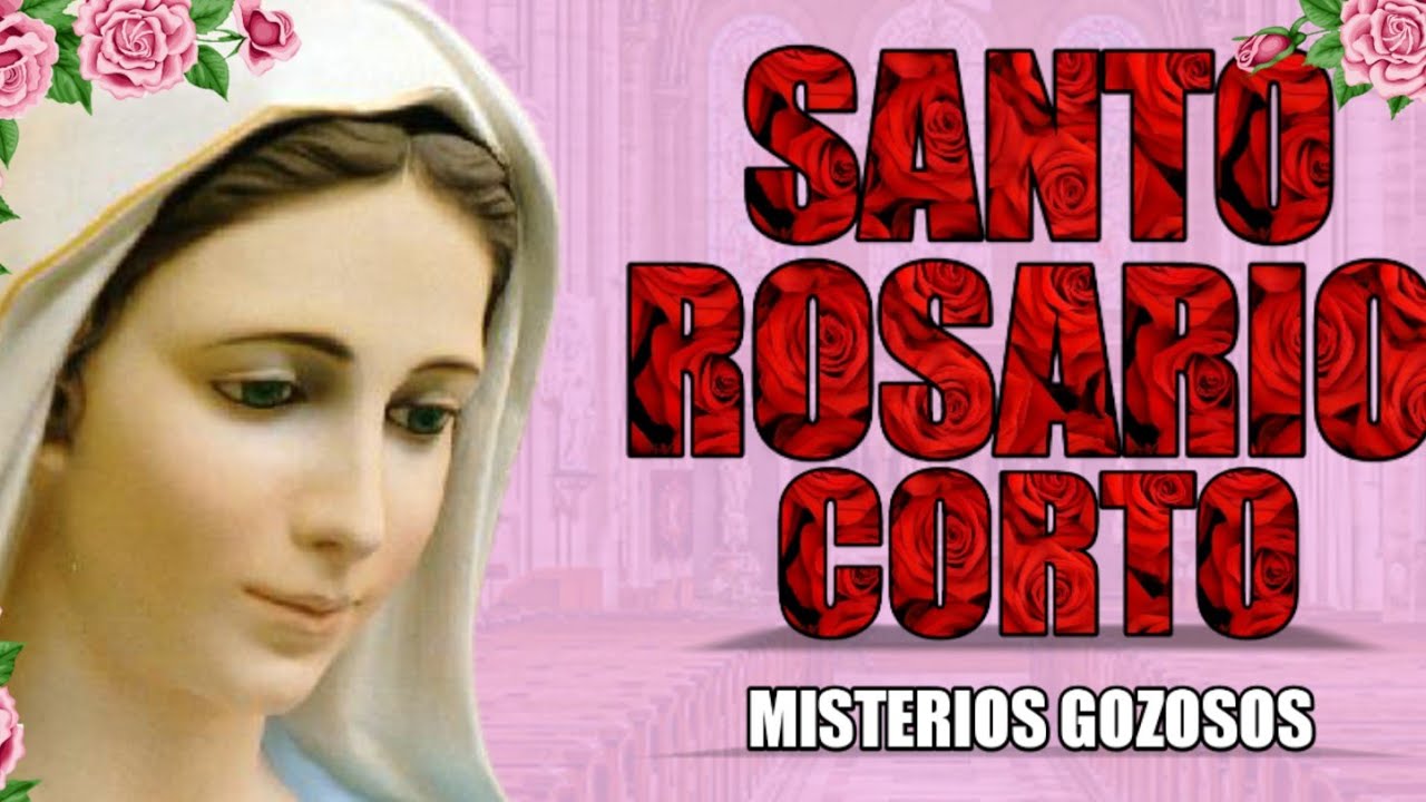 Santo Rosario Corto De Hoy Lunes 15 De Enero Misterios Gozosos Youtube