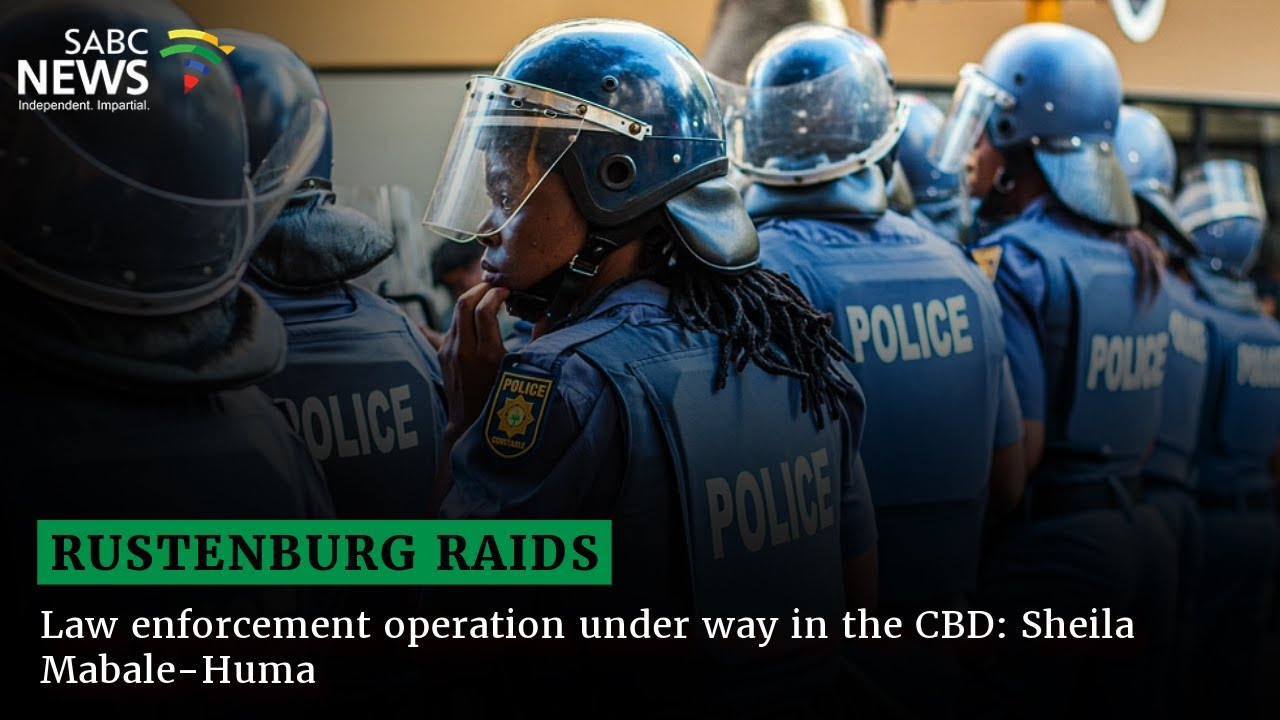 Rustenburg Raids | Law enforcement operation under way in the CBD ...