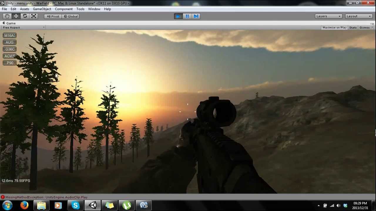 Unity FPS game Warfield Update #2 - YouTube