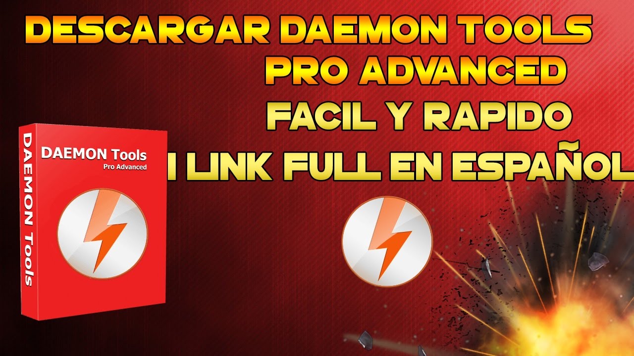 DESCARGAR DAEMON TOOLS PRO FACIL Y RAPIDO 1 LINK FULL SIN PUBLICIDAD - YouTube