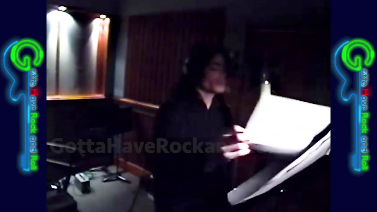 Michael Jackson In The Studio Recording Fall Again [INCREDIBLY RARE ...