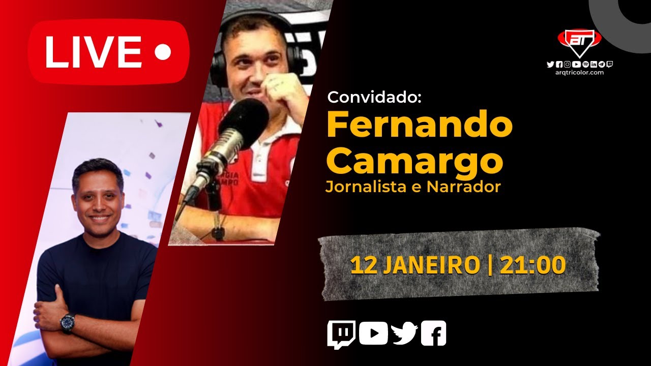 Fernando Camargo - 12/01/2021 - Live AT - YouTube